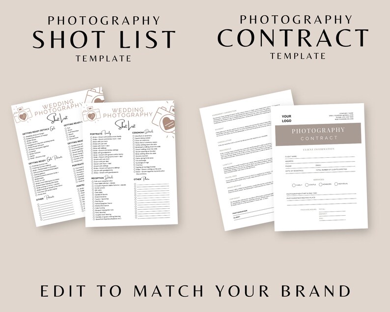 Social Media Canva Template | Photographer Marketing Board | Mini ...