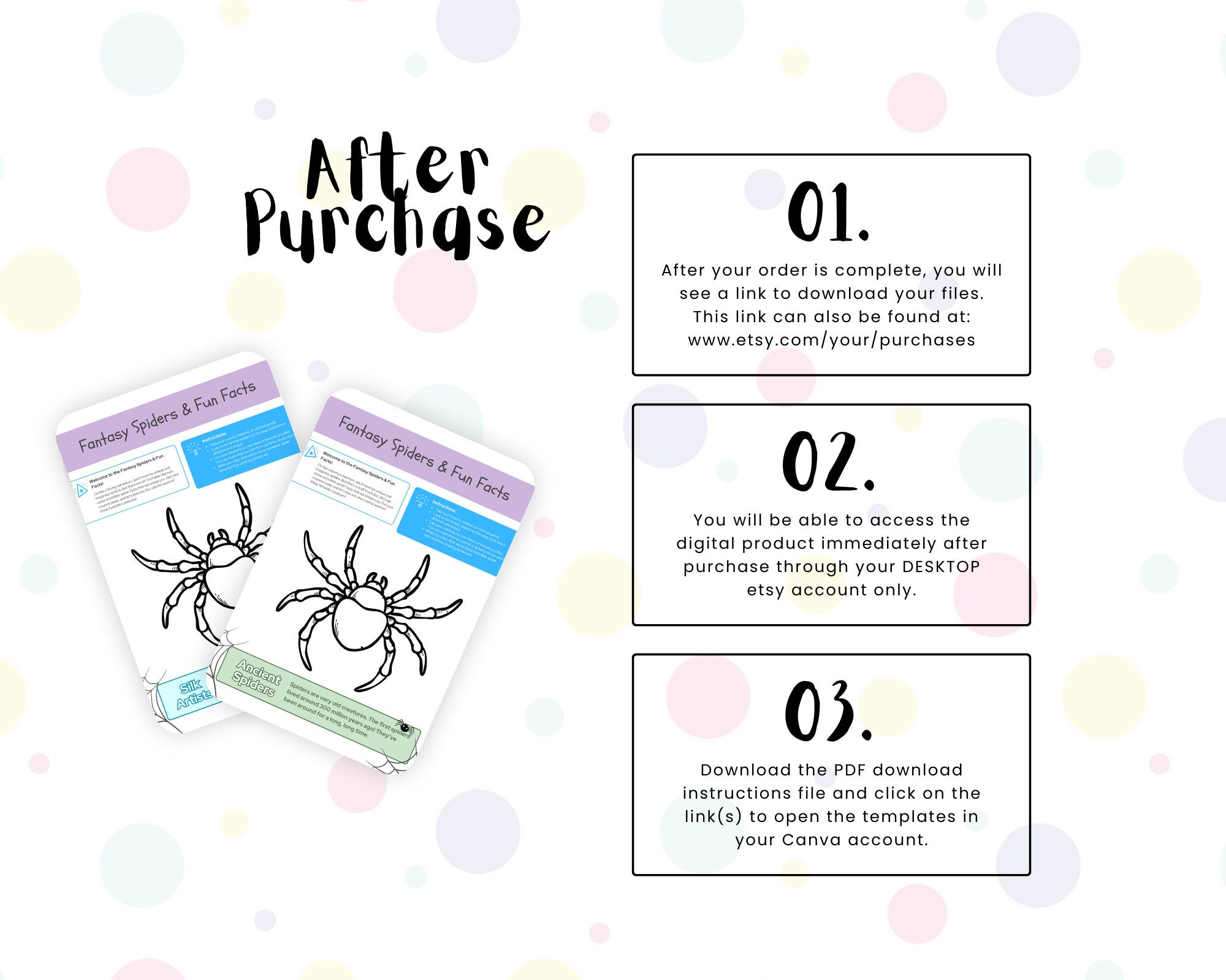 SPIDERS Types of Spiders Flash Cards | Montessori Inspired Learning ...