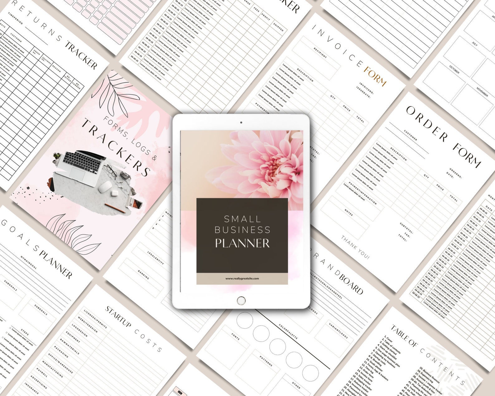 Small Business Planner Printable Productivity Planner Home Business ...