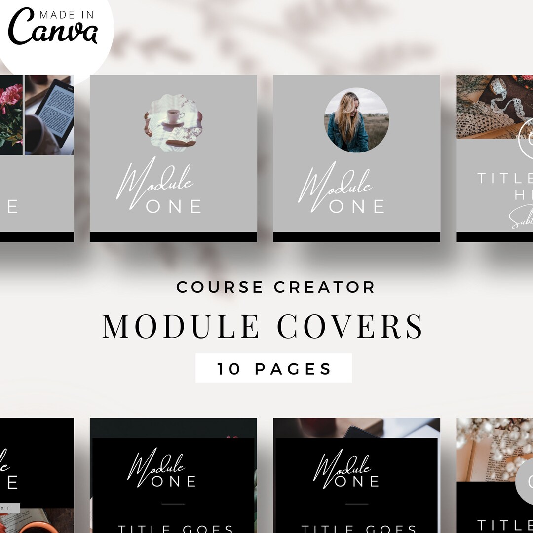 Course Creator Template | Course Slide Deck | Printable Course Planner ...