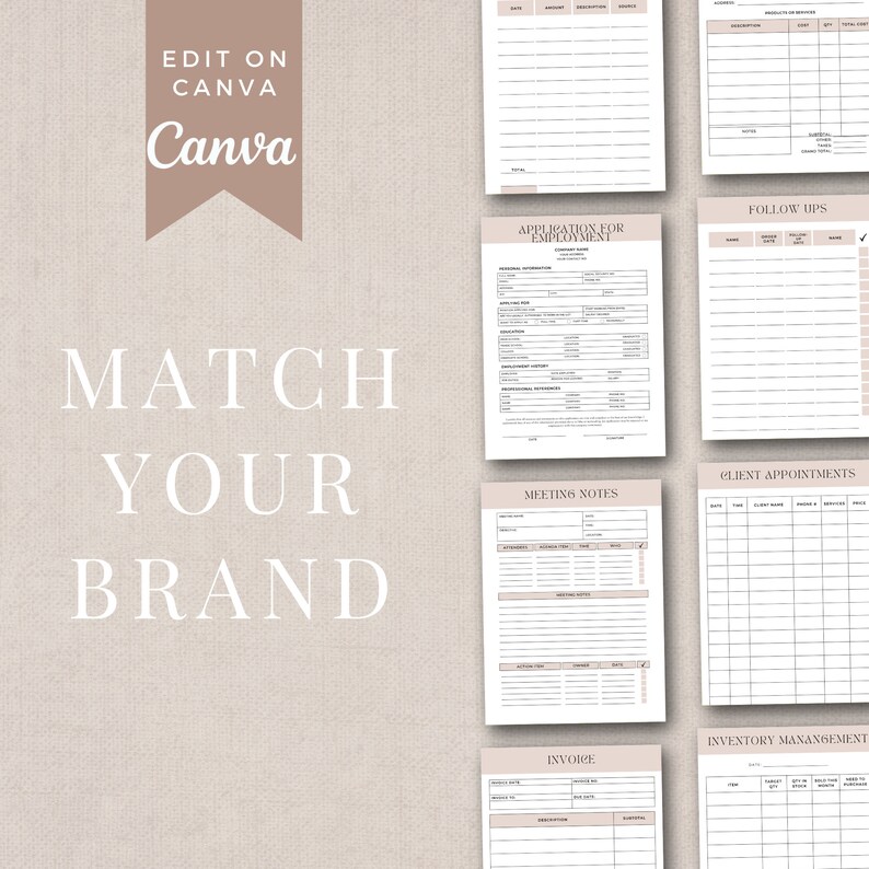 Small Business | Editable Canva Template | Craft Show Bundle | Start up ...