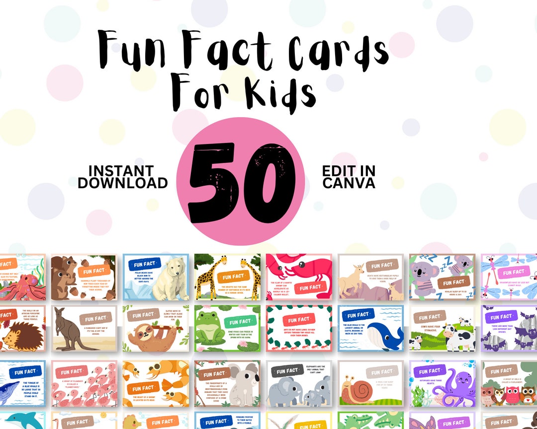 Fun Facts for Kids | Animal Facts | Fruit Art for Kitchen | Kids or ...