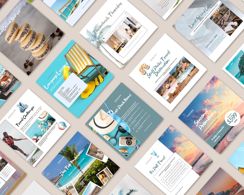Editable Beach Theme Welcome Book Template: Canva Vacation Rental Guide ...