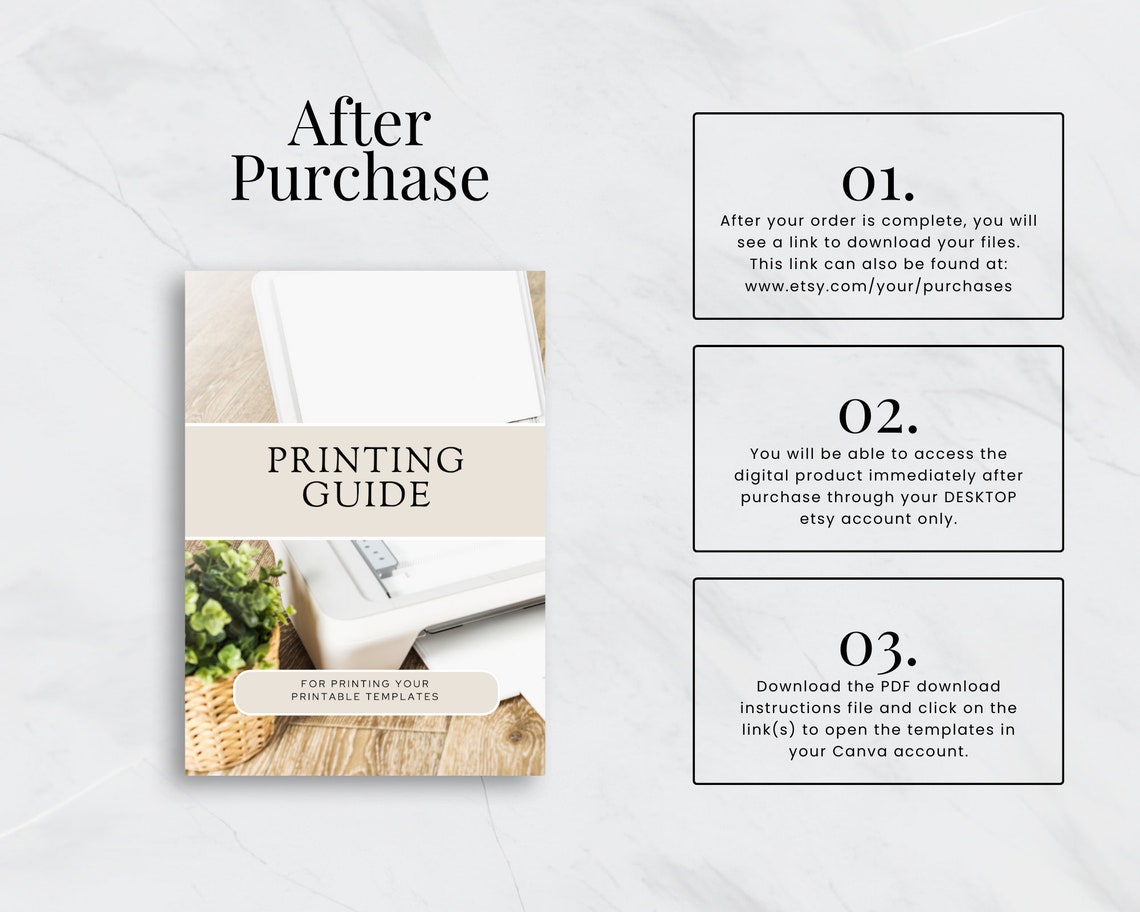 Print Size Guide Print Size Chart Lead Magnet Wall - Etsy