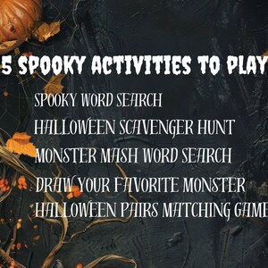 Halloween Printable Activities | Halloween Party Game | Digital ...