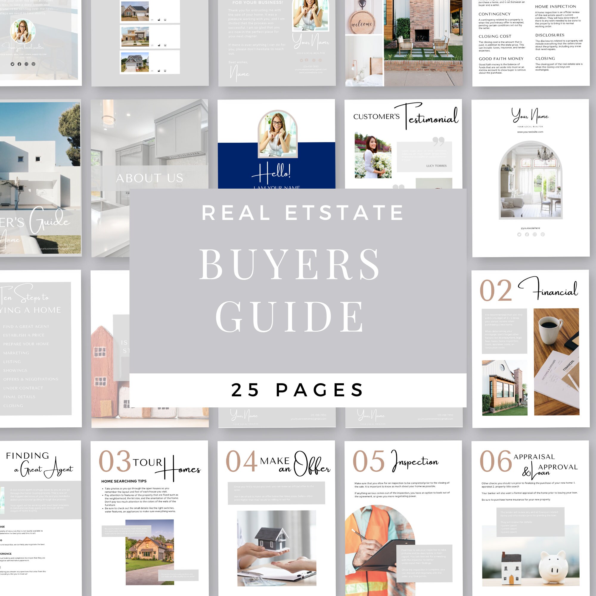 Real Estate Buyers Guide | Editable Canva Home Buyers Guides | Home ...