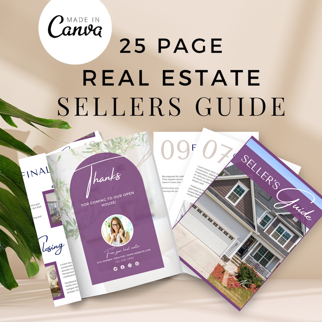Seller Guide | Real Estate Template | Real Estate Buyer Packet | Home ...