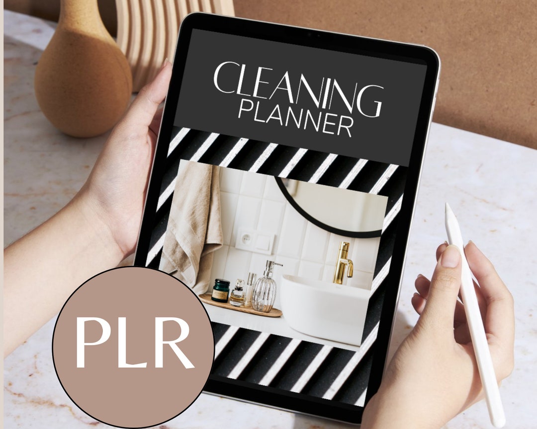 PLR Cleaning Schedule Planner | Declutter Checklist | Adhd Checklist | Adhd Cleaning Bundle ...
