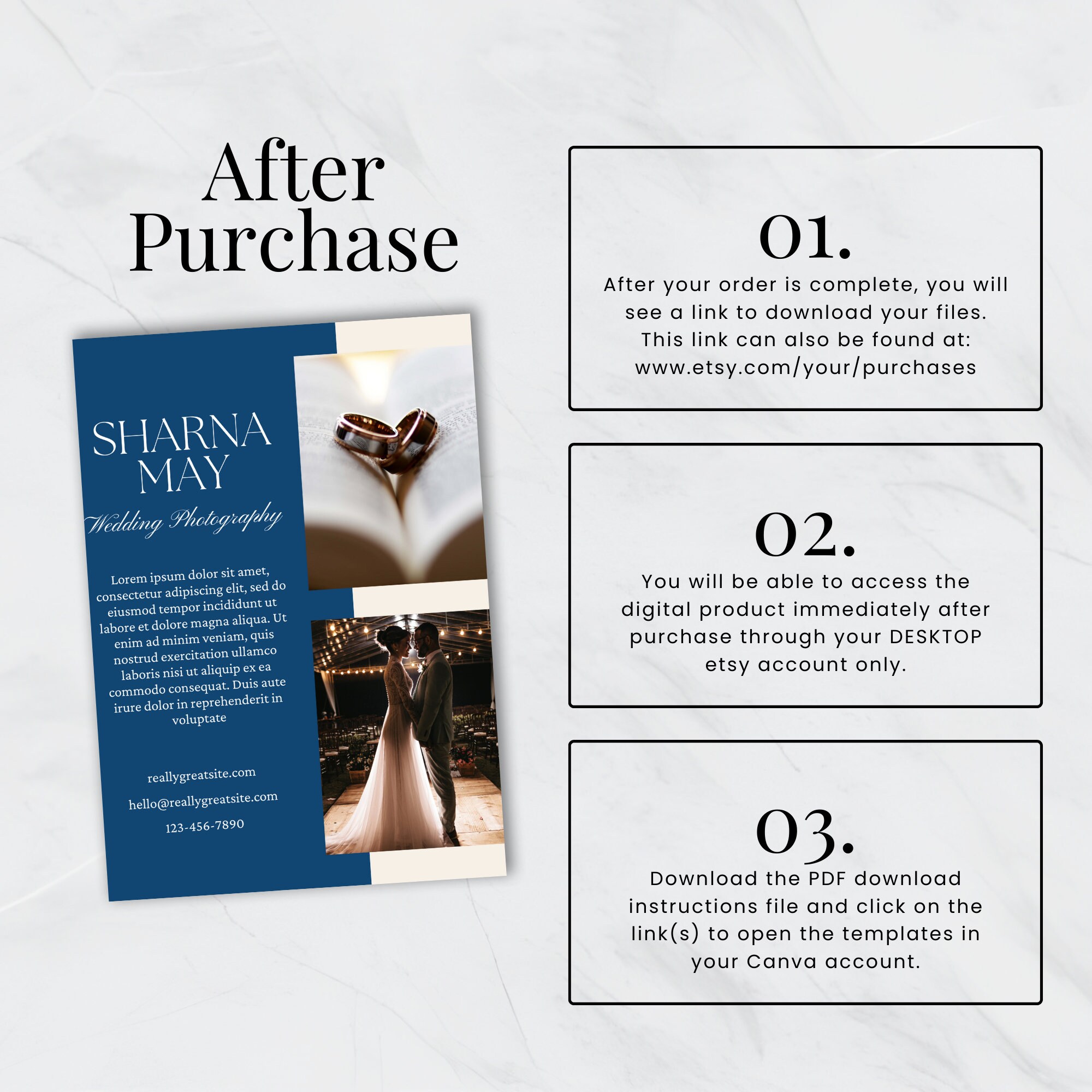 Client Guide Template Wedding Photographer Canva Photographer Client ...