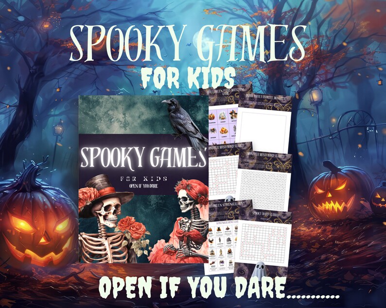 Halloween Printable Activities | Halloween Party Game | Digital ...