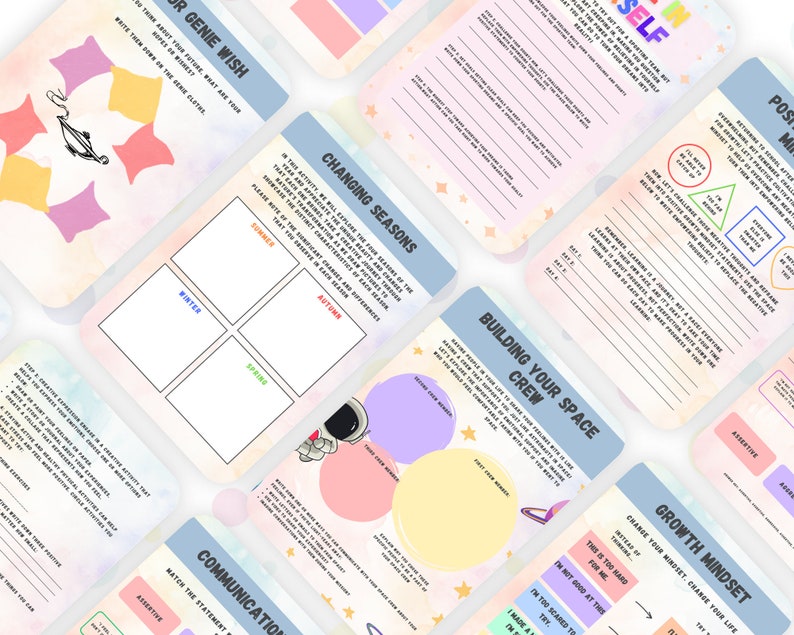 Mental Health | Kids Therapy | Coping Skills for Kids | Canva Template ...