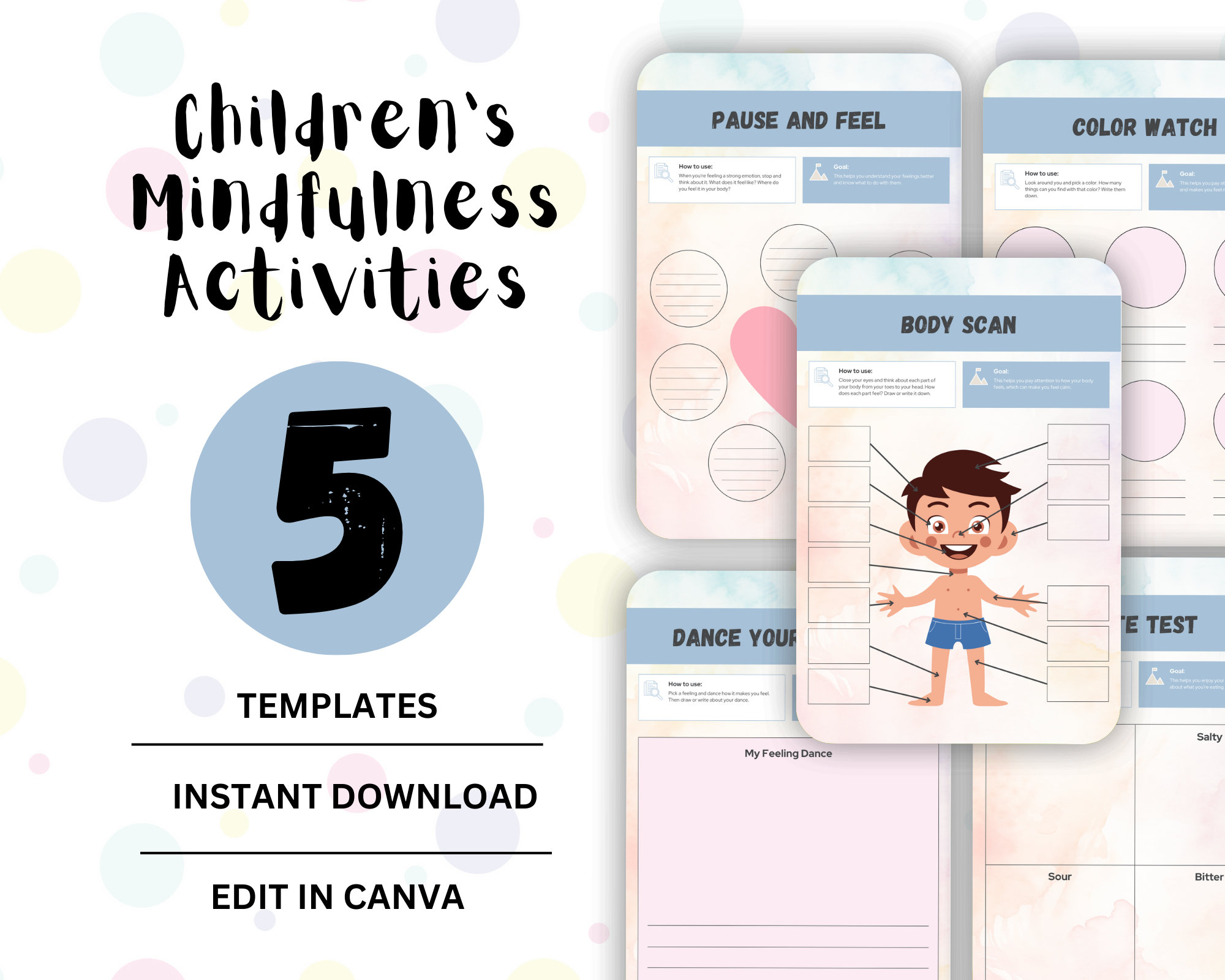 Calming Corner Mental Health Worksheet Therapy Worksheet Social Work ...