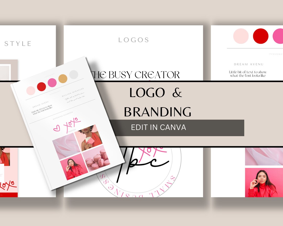 Mood Board | Custom Hand Drawn Logo | Diy Branding Kit | Instagram ...