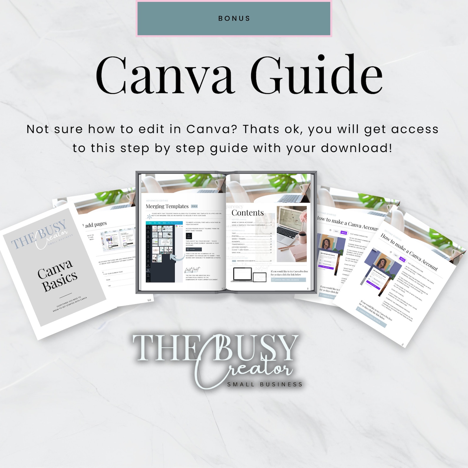 Etsy Shop Branding Kit: Editable Canva Templates (digital Download) - Etsy