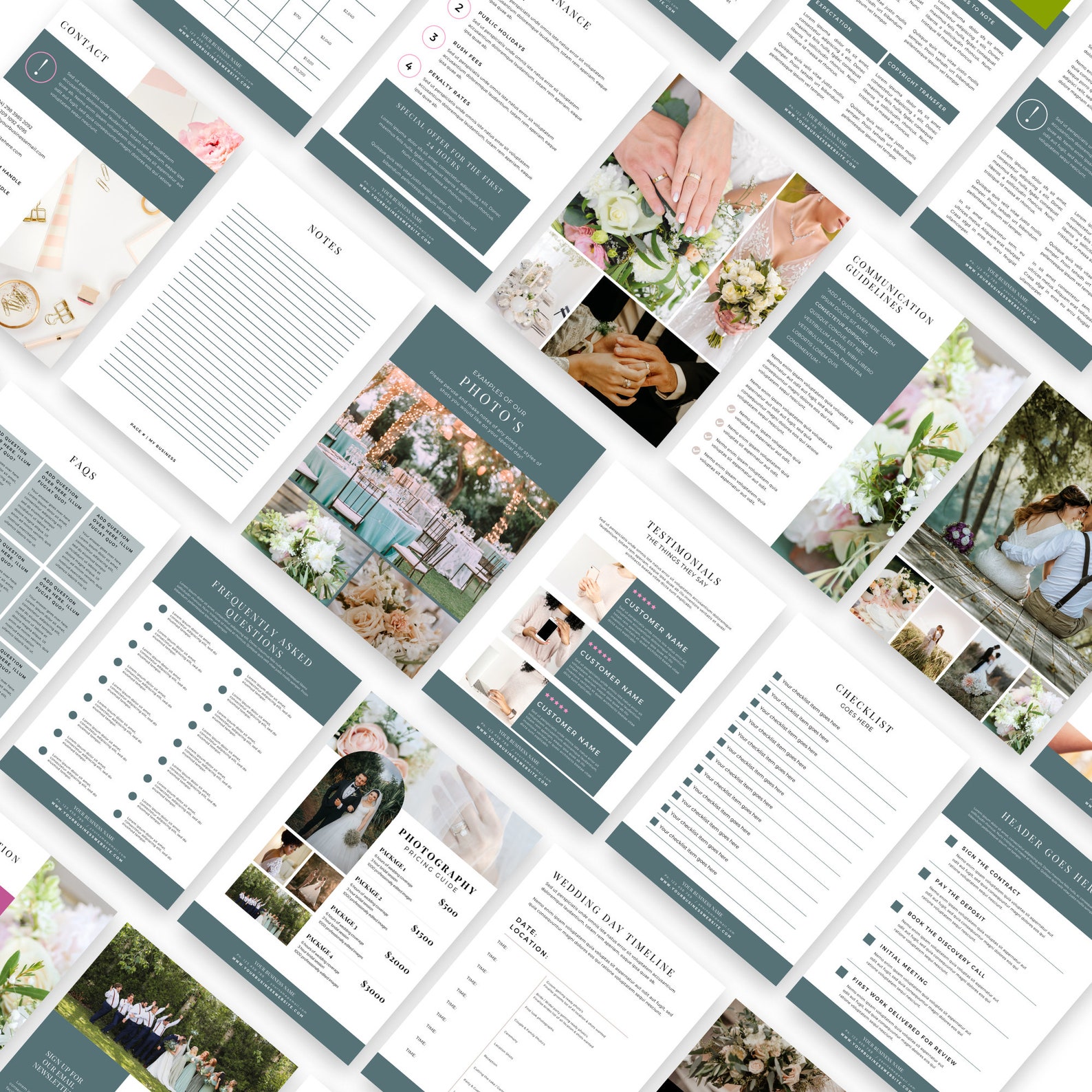 Magazine Template | Client Welcome Packet | Photography Pricing ...