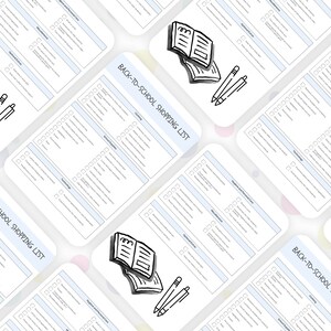 Printable Back to School Checklist for Kids | 2024 School Planner ...