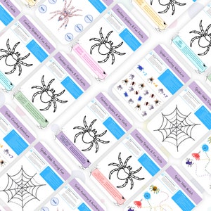 SPIDERS Types of Spiders Flash Cards | Montessori Inspired Learning ...