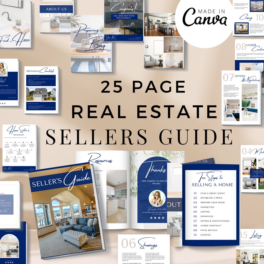 Real Estate Sellers Guide, Pre-listing Packet, Home Seller Guide ...