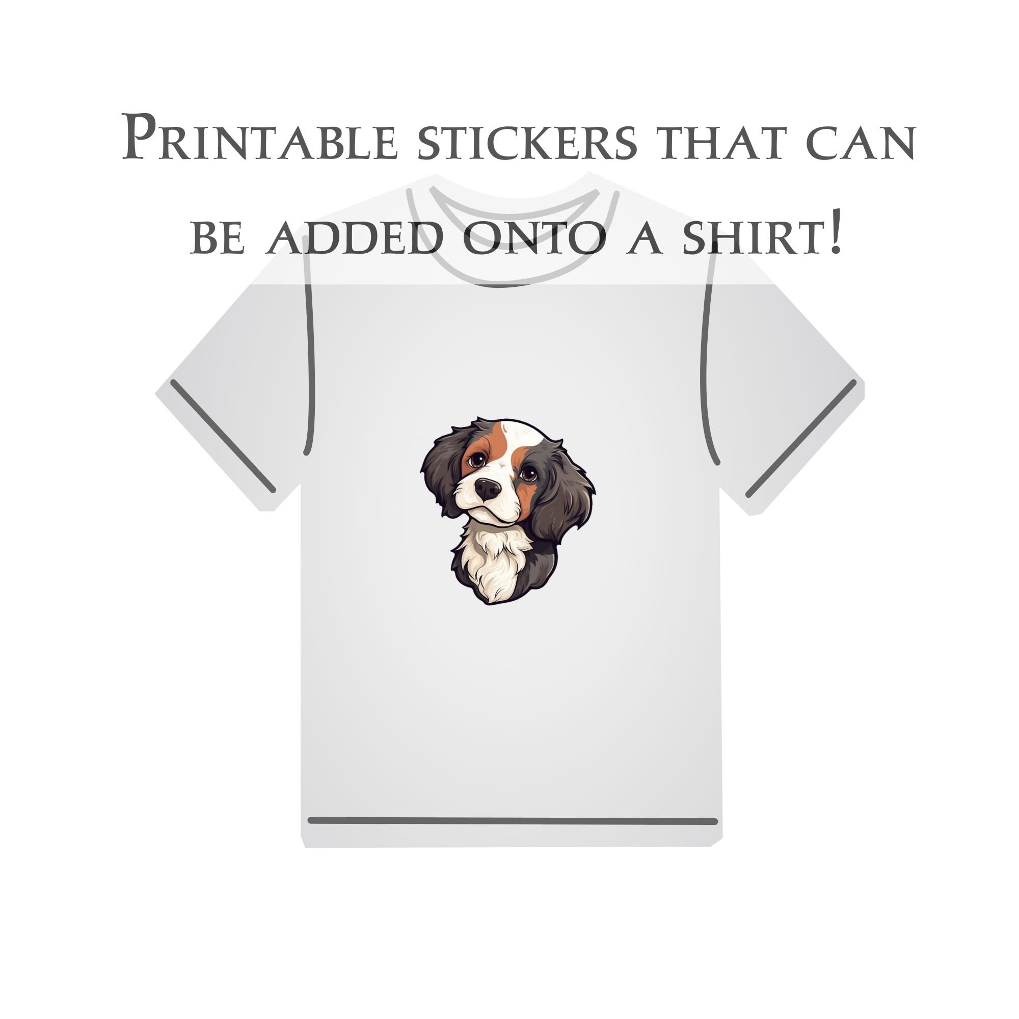 Digital Dog Sticker 20 Pack Clipart Dogs Clip Art Stickers for Dog ...