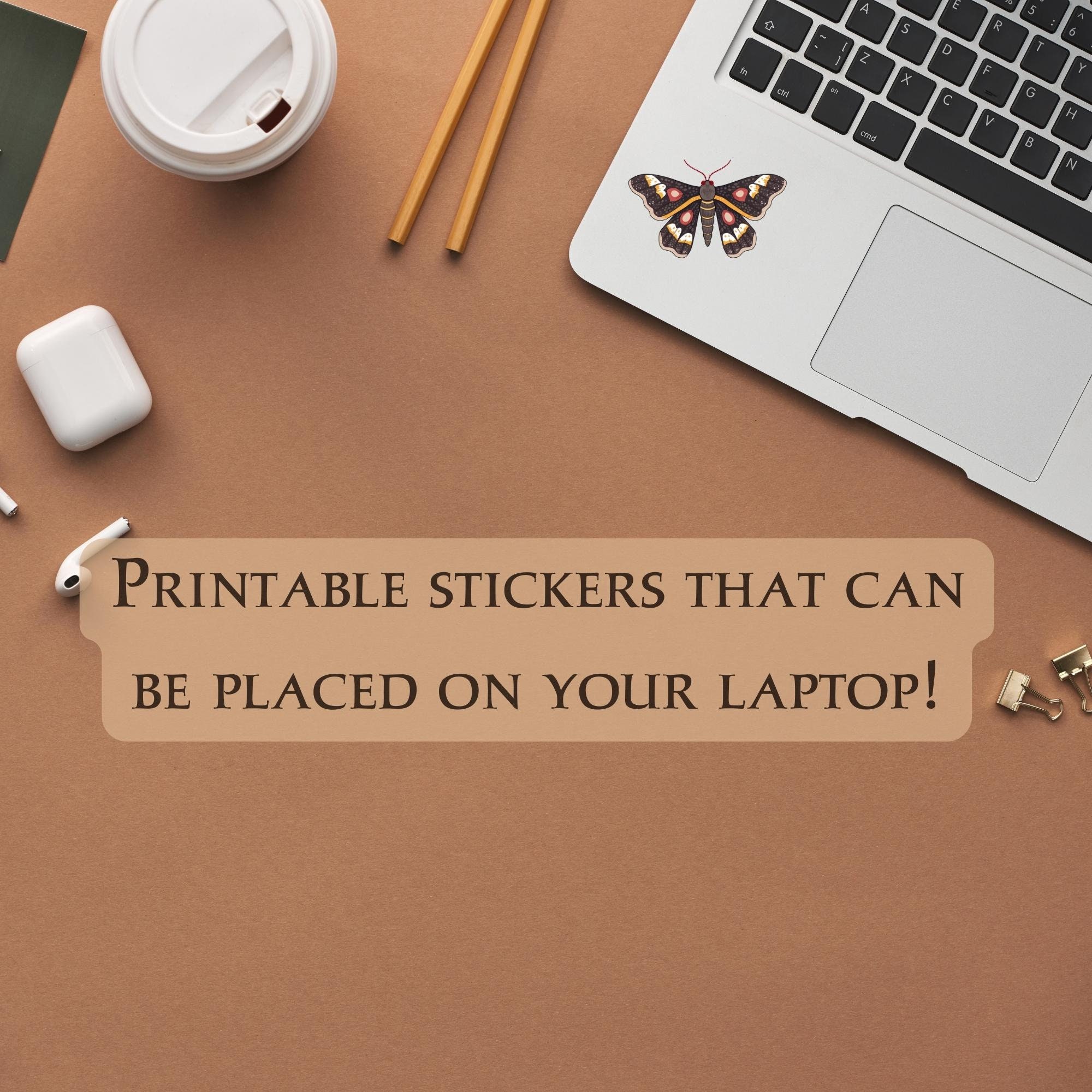 Moth Clipart Bundle, Digital Stickers for Scrapbooking, DIY Projects ...