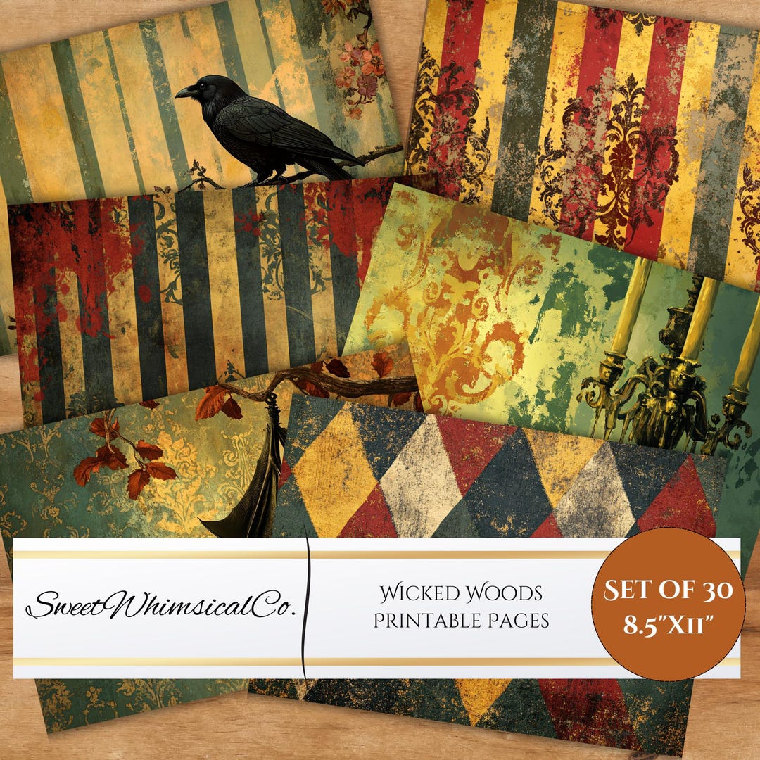 Printable Journal Pages, Junk Journal Paper, Collage Sheet, Digital ...