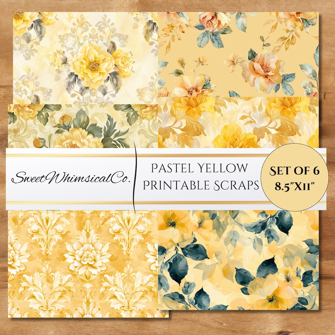 Printable Junk Journal Pages, Collage Sheet, Digital Download, Crafts ...