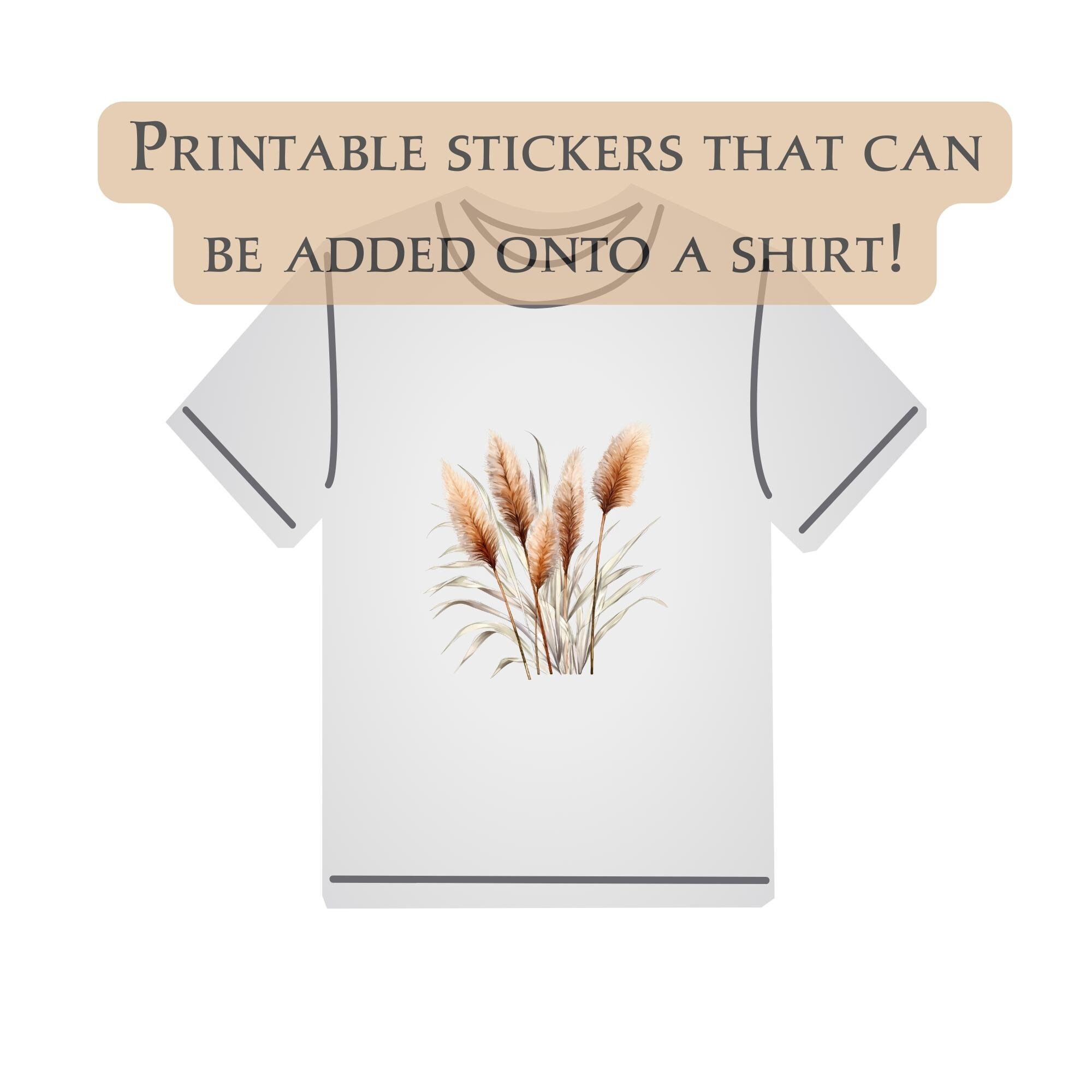 17 Pampas Grass Clipart Watercolor Digital Sticker Bundle - Etsy