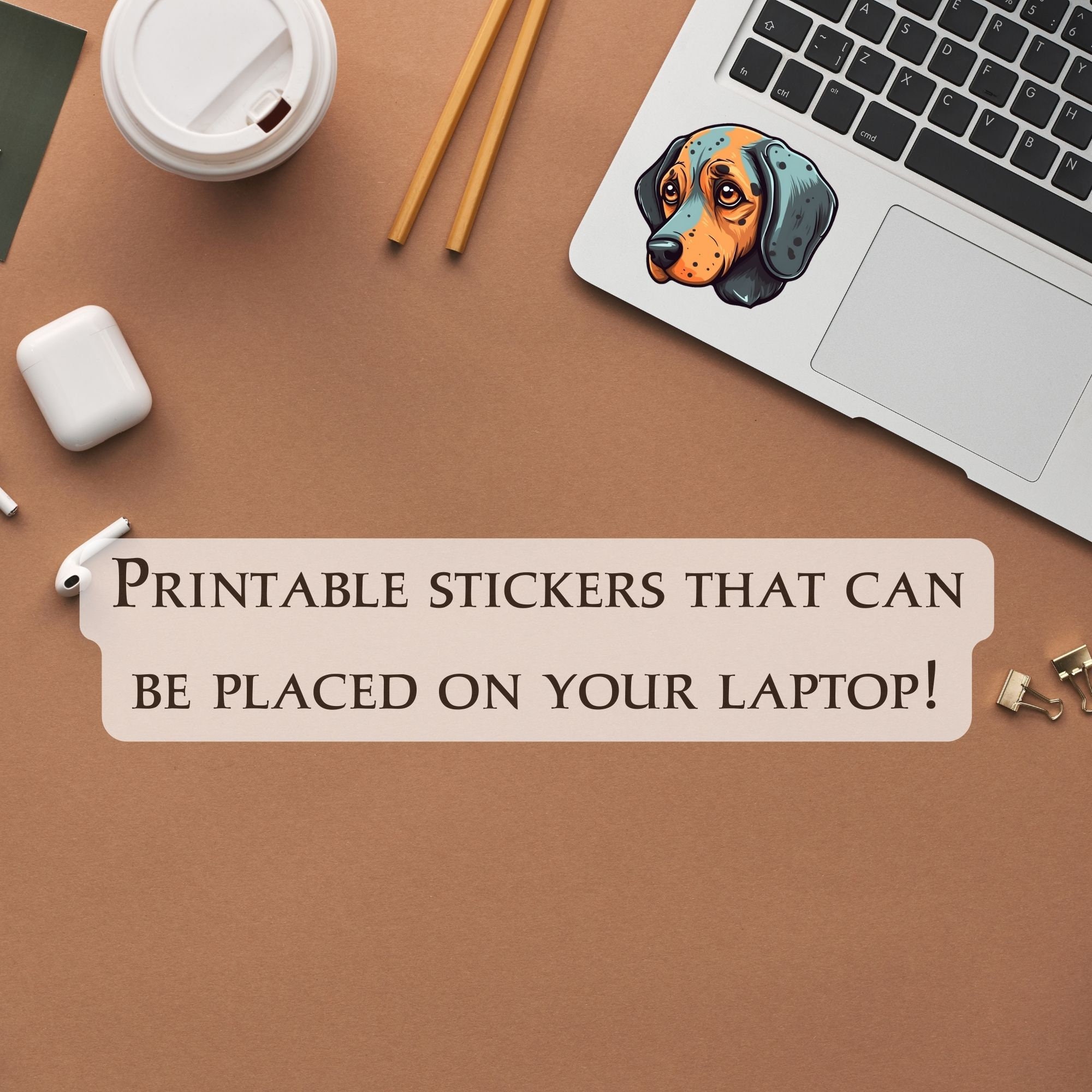 Digital Dog Sticker 20 Pack Clipart Dogs Clip Art Stickers for Dog ...