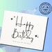 Happy Birthday Printable Card and Envelope / Instant Download PDF ...