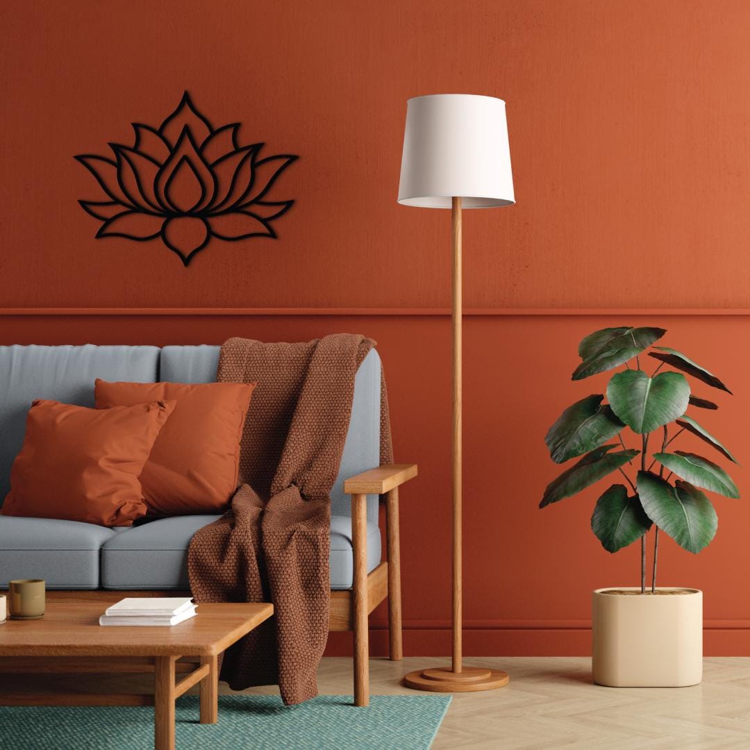 Lotus Flower Wall Art | Laser Cut File | DXF SVG Glowforge CNC Router ...