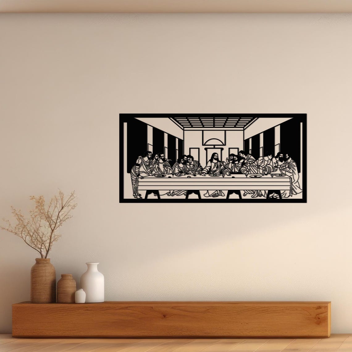 Last Supper Wall Art Decor Laser Cut Dxf Glowforge Svg Xtool CNC Router ...