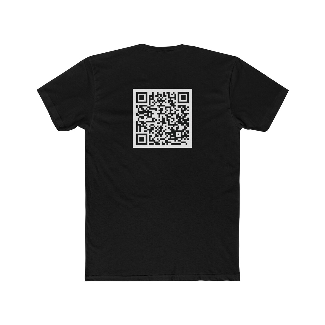 Star Wars QR Code may the Force Be With You Men's Cotton Crew Tee - Etsy