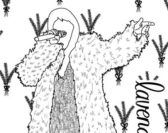 Taylor Swift Reputation Coloring Page Eras Tour - Etsy