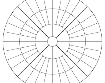 Blank Feelings Wheel - 8 Sections - Etsy