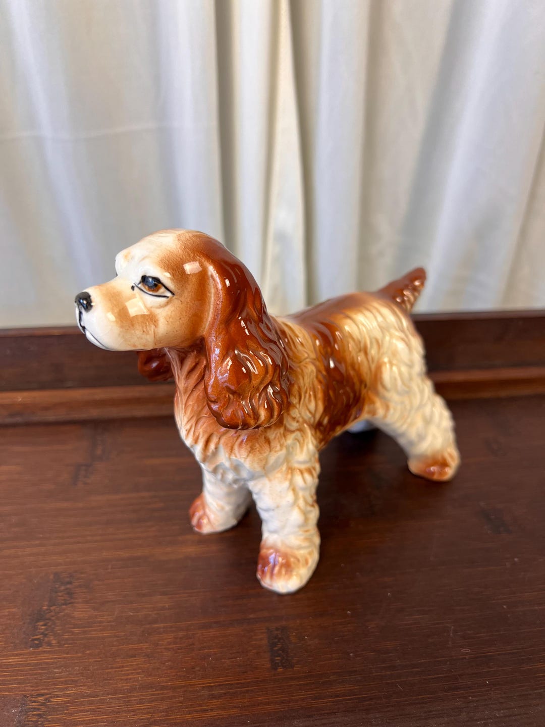 Vintage Wales Japan Cocker Spaniel Dog Figurine Mid-century Ceramic ...