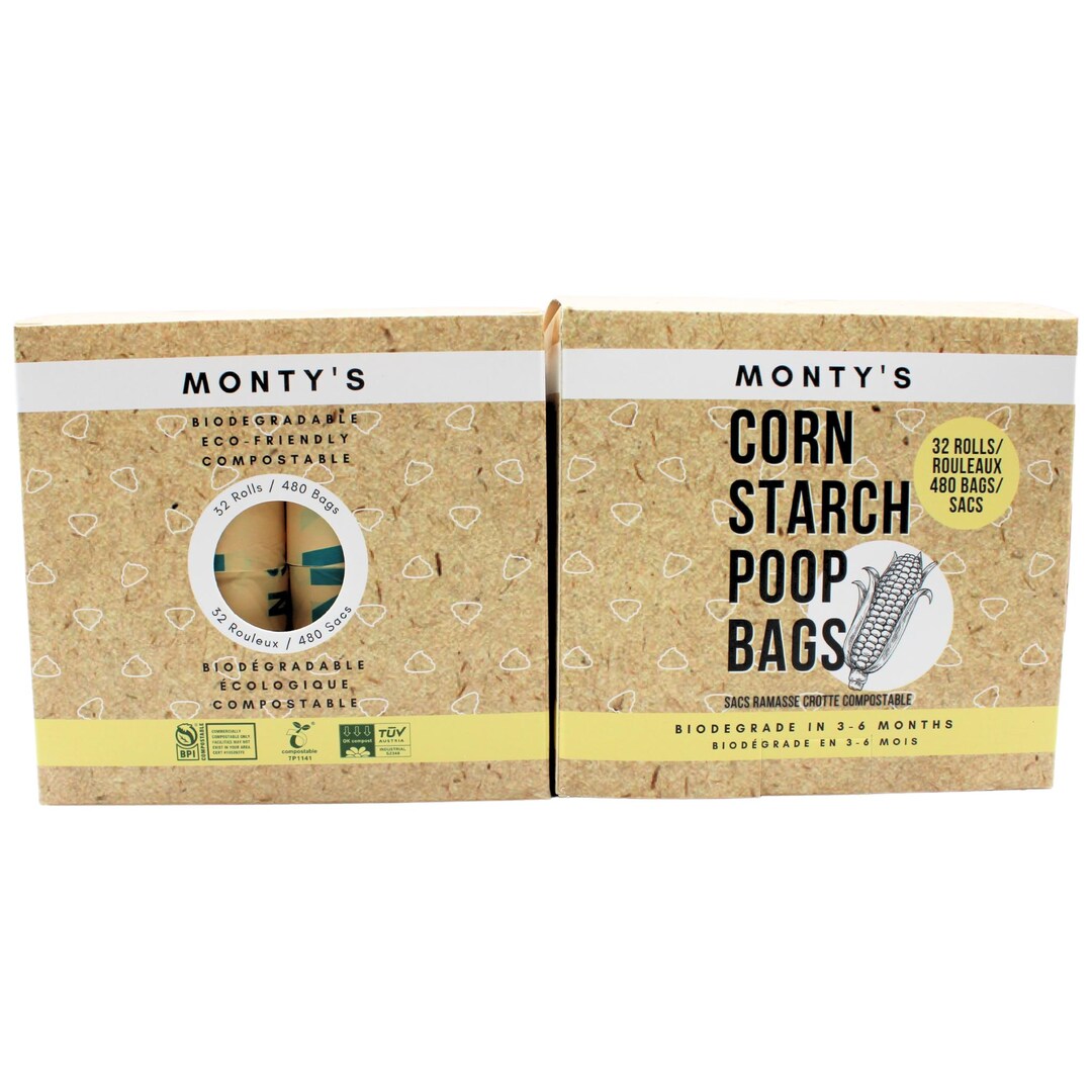 480 Bag Box Compostable Cornstarch Dog Poop Bags Biodegradable Pet ...