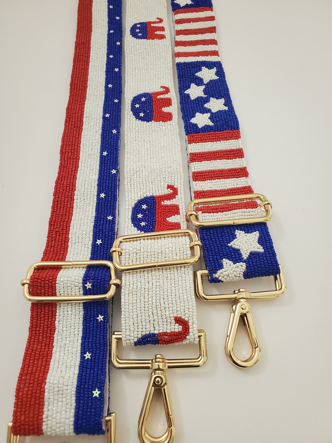 Patriotic Purse Strap, 4th of July Purse Strap, USA Purse Strap , Red ...