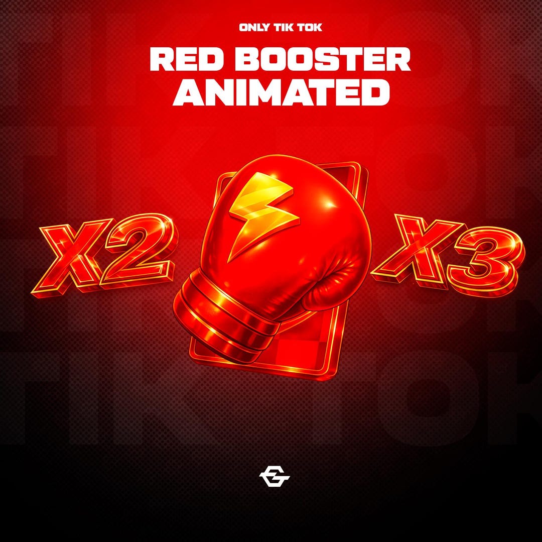 New 3D Red Booster Pack (x2, x3 & Glove) | Instant Download - Etsy España