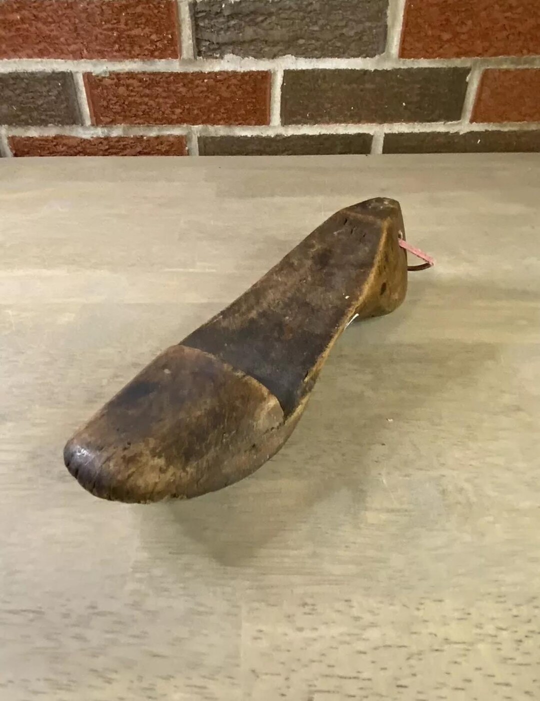 Primitive Antique Hand Carved Colonial Wooden Shoe Form Mold Cobbler ...