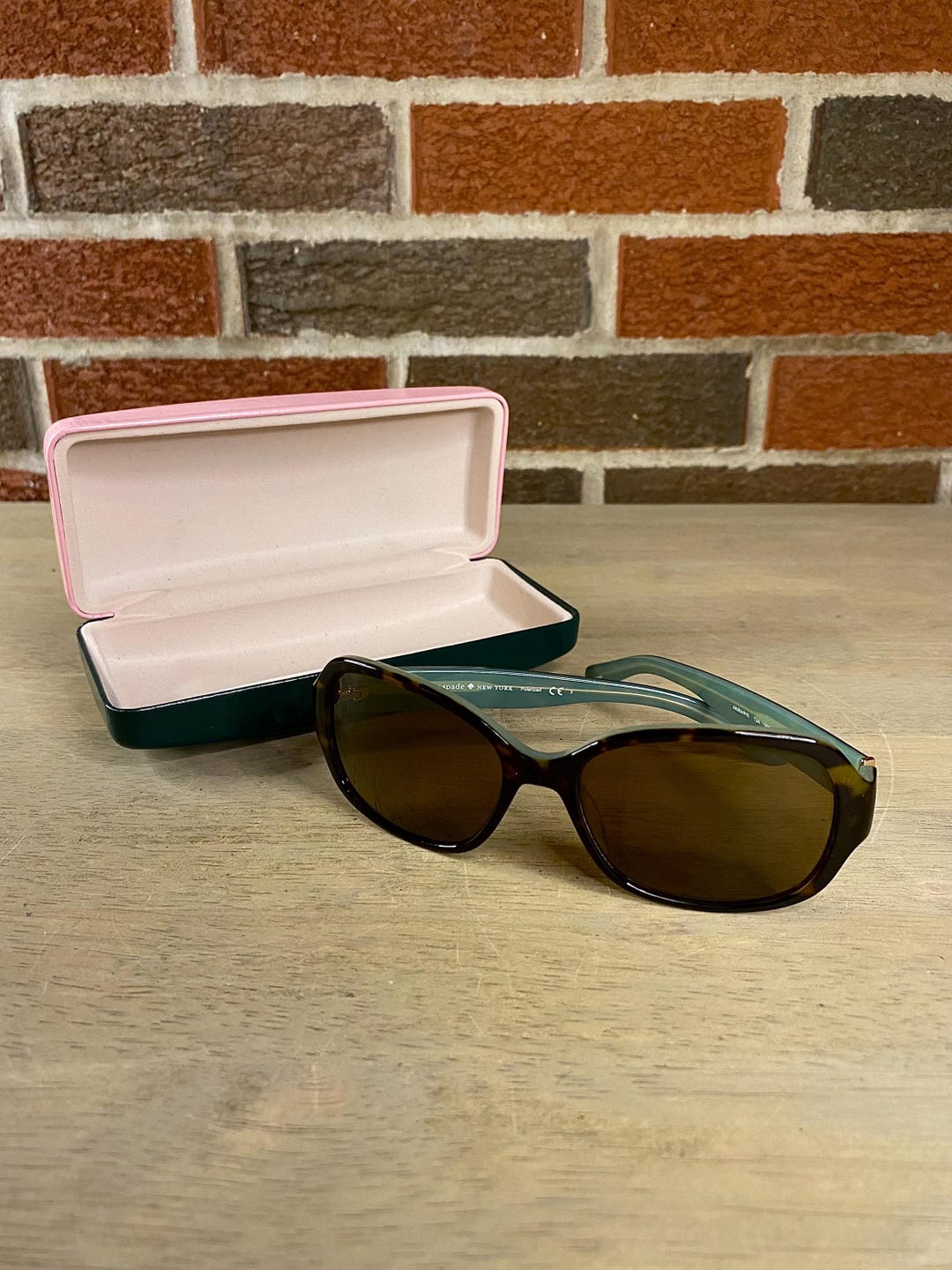 Kate Spade Akira/p/s 54MM Tortoise Mint/brown Polarized Butterfly ...
