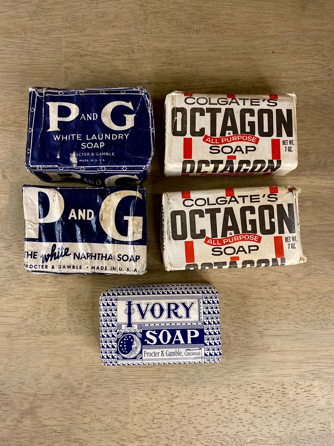 Vintage IVORY SOAP, P and G Soap, and Colgate Octagon Soap Cottage Core ...