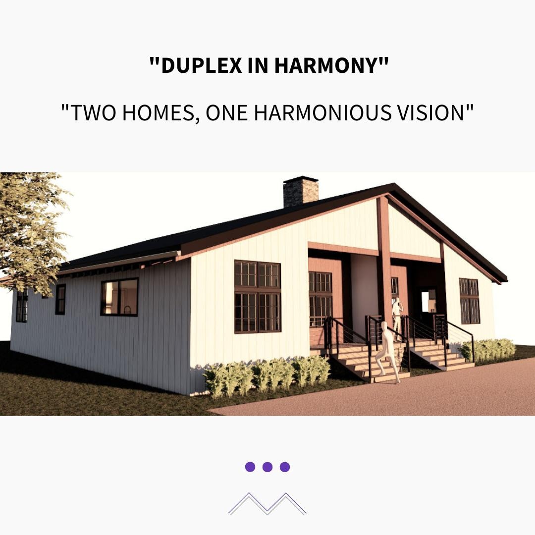 Duplex in Harmony - "two Homes, One Harmonious Vision." - Design ...