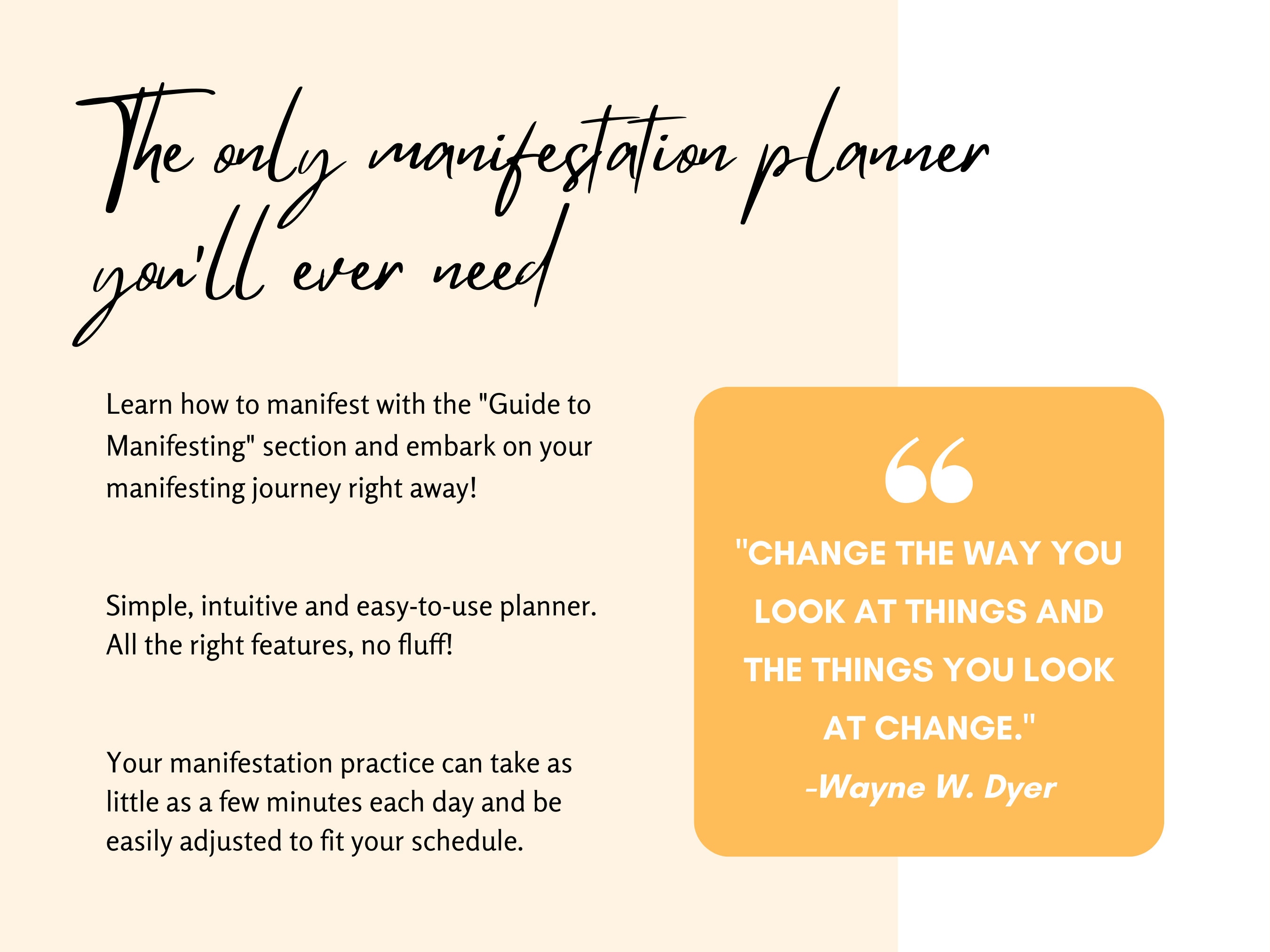 Manifest Planner Notion Manifestation Journal Digital Undated Spiritual ...
