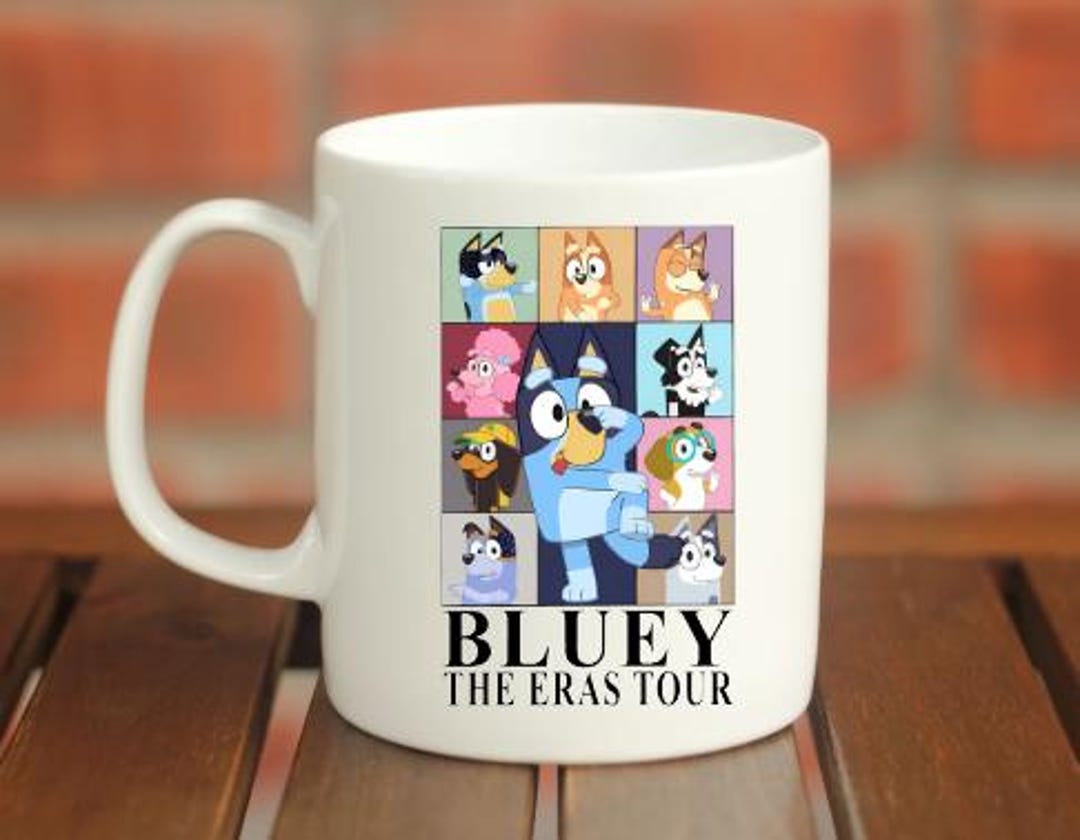 Bluey Characters Mug: Variety of Styles 15 Oz Ceramic Bluey Era ...