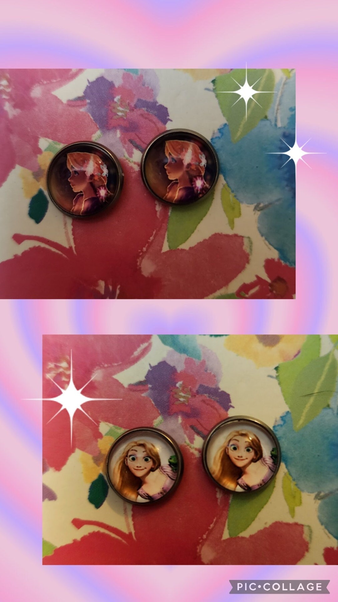 Tangled Rapunzel Stud Earrings: I Can See the Light - Etsy