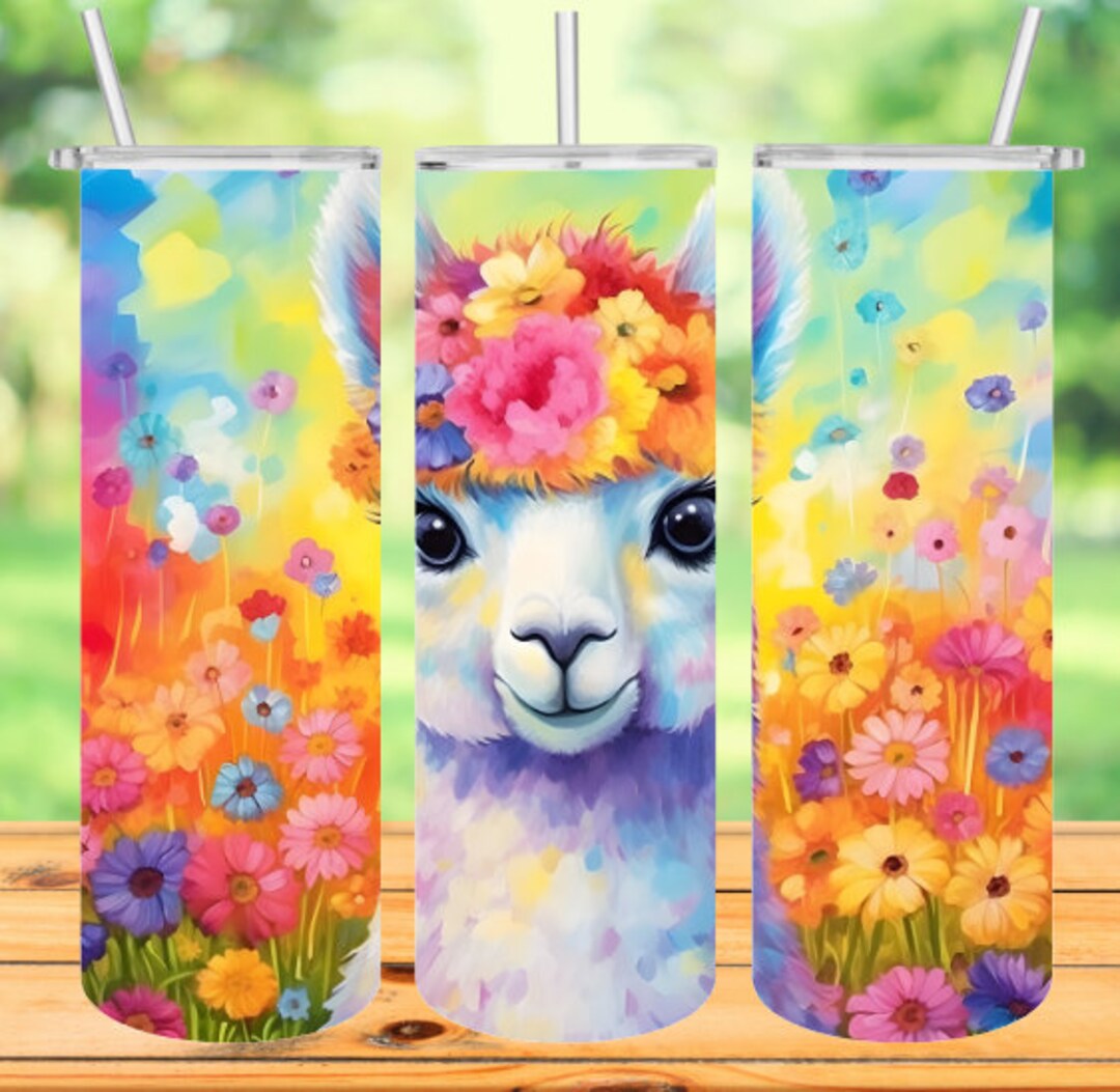 Alpaca and Llama Tumbler, Sippy Cup or Coffee Mug: Variety of Sizes - Etsy