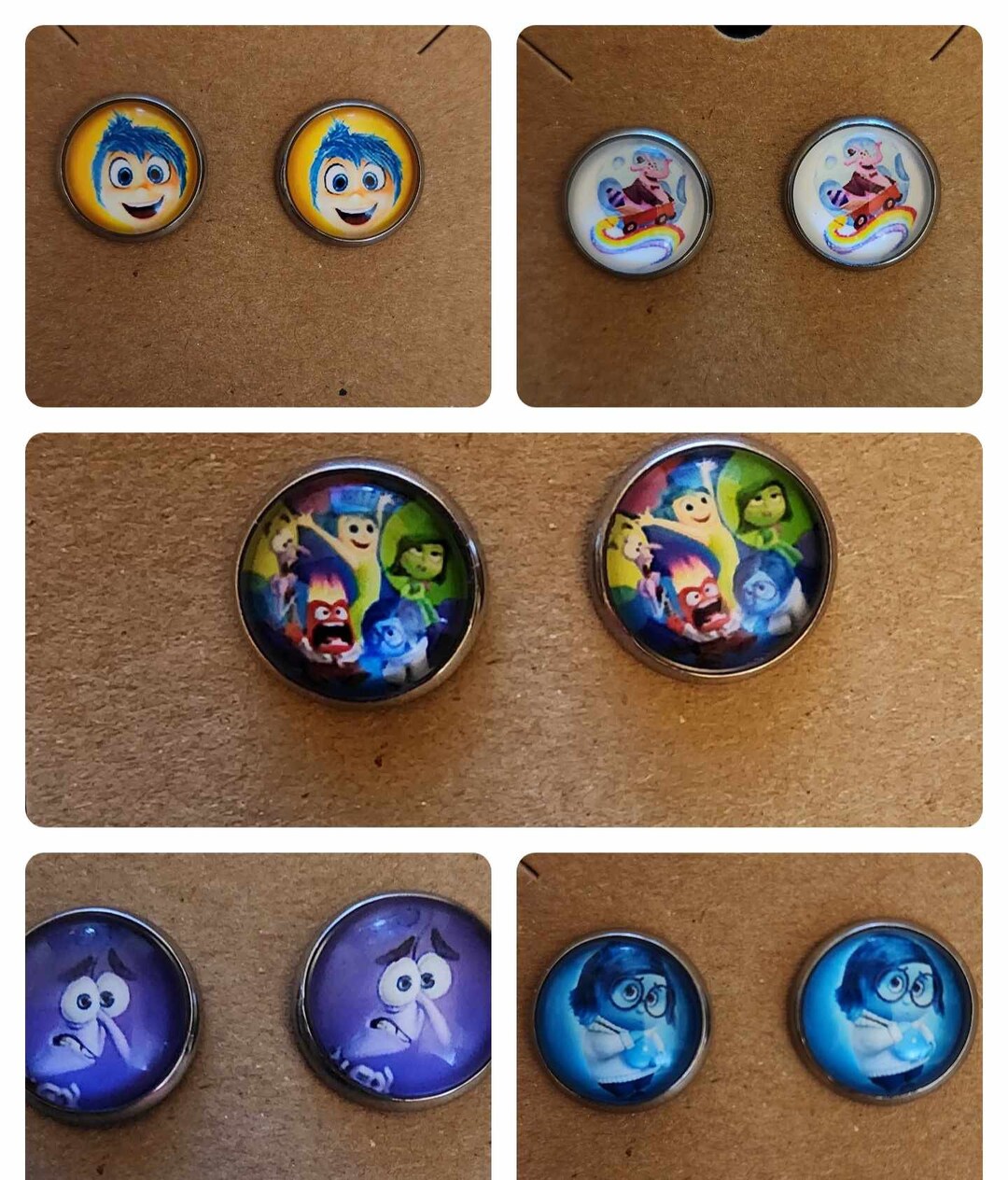 Inside Out Stud Earrings: Variety of Styles - Etsy