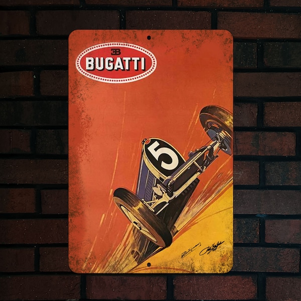 Bugatti Sign - Etsy