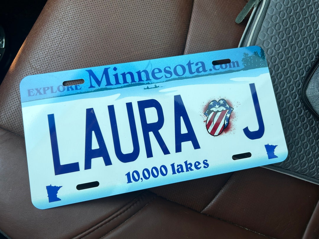 Liscense Plate From Any State With Any Name and Graphic. - Etsy