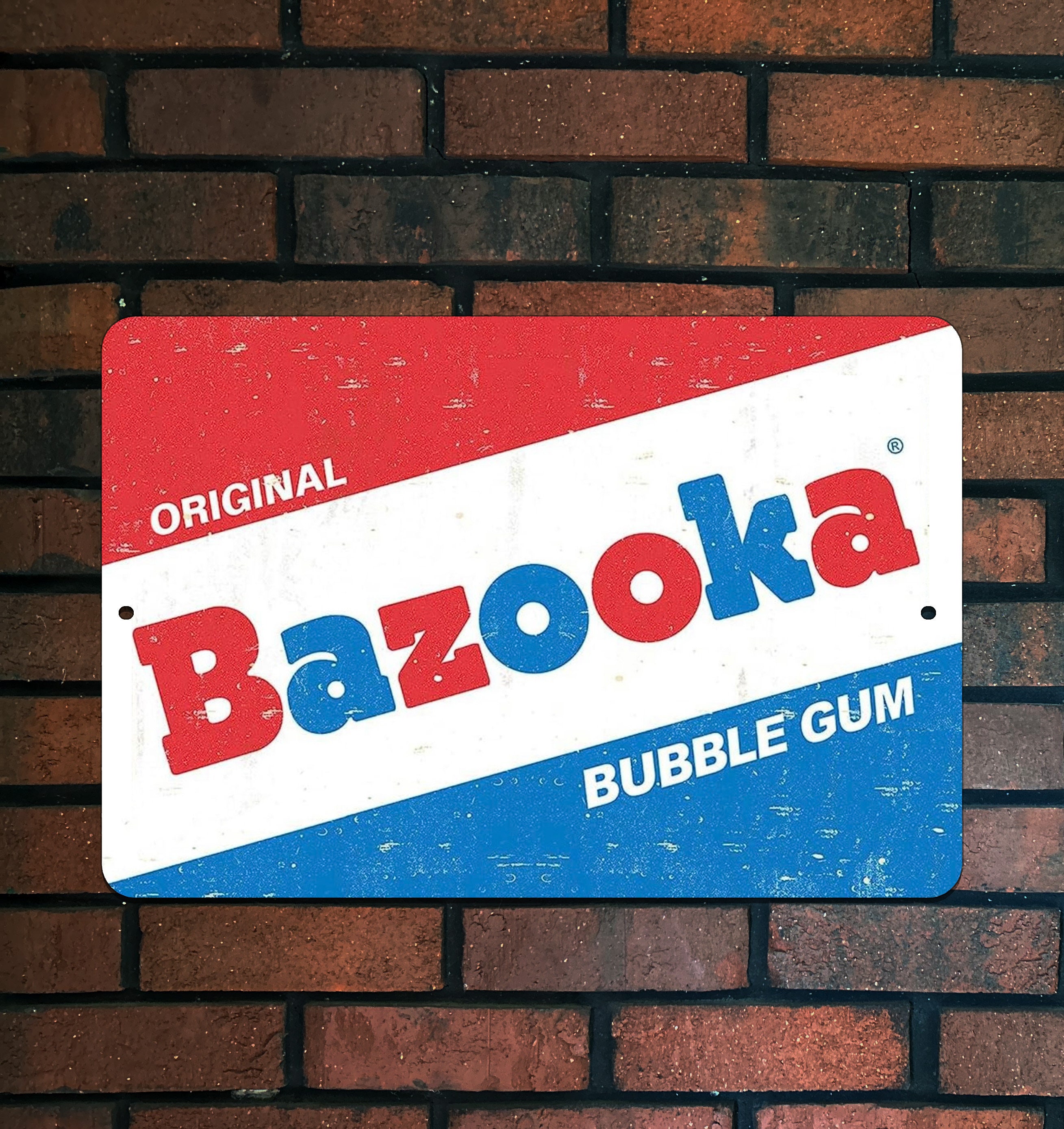 Bazooka Bubble Gum Retro Sign 8x12 Metal Hand Made - Etsy